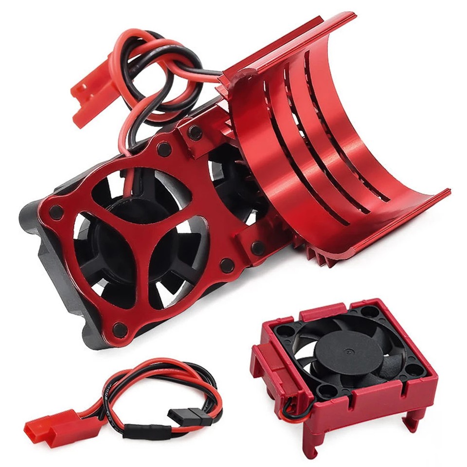 Vxl-3S ESC Cooling Fan and Motor Dual Fan Set Compatible with Traxxas ...