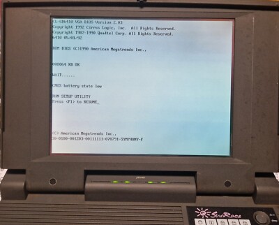 Vintage Notebook Sunrace Hyperbook 2300DLC/486 | eBay