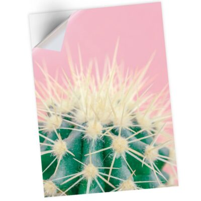 1 x Vinyl Sticker A1 - Pink Cactus Cacti Spikey Plant #16912 | eBay