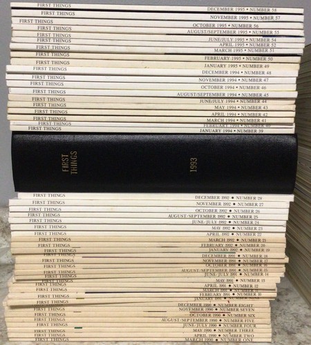 First Things Magazine Lot Issues 1-188 COMPLETE SET | eBay