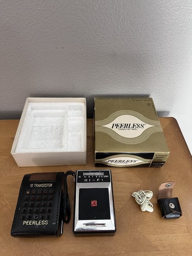 Vintage Peerless 10 Model 1050 Transistor Radio | eBay