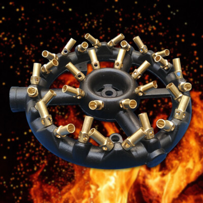 10/20/23/32 Tips Round Shape Jet Burner Natural Gas Jet Burner Wok ...