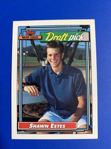 1992 Topps #624 Shawn Estes Rookie Card Seattle Mariners RC | eBay
