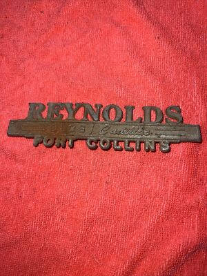 Vintage Reynolds Olds / Cadillac Car Emblem Badge Metal Placard | eBay