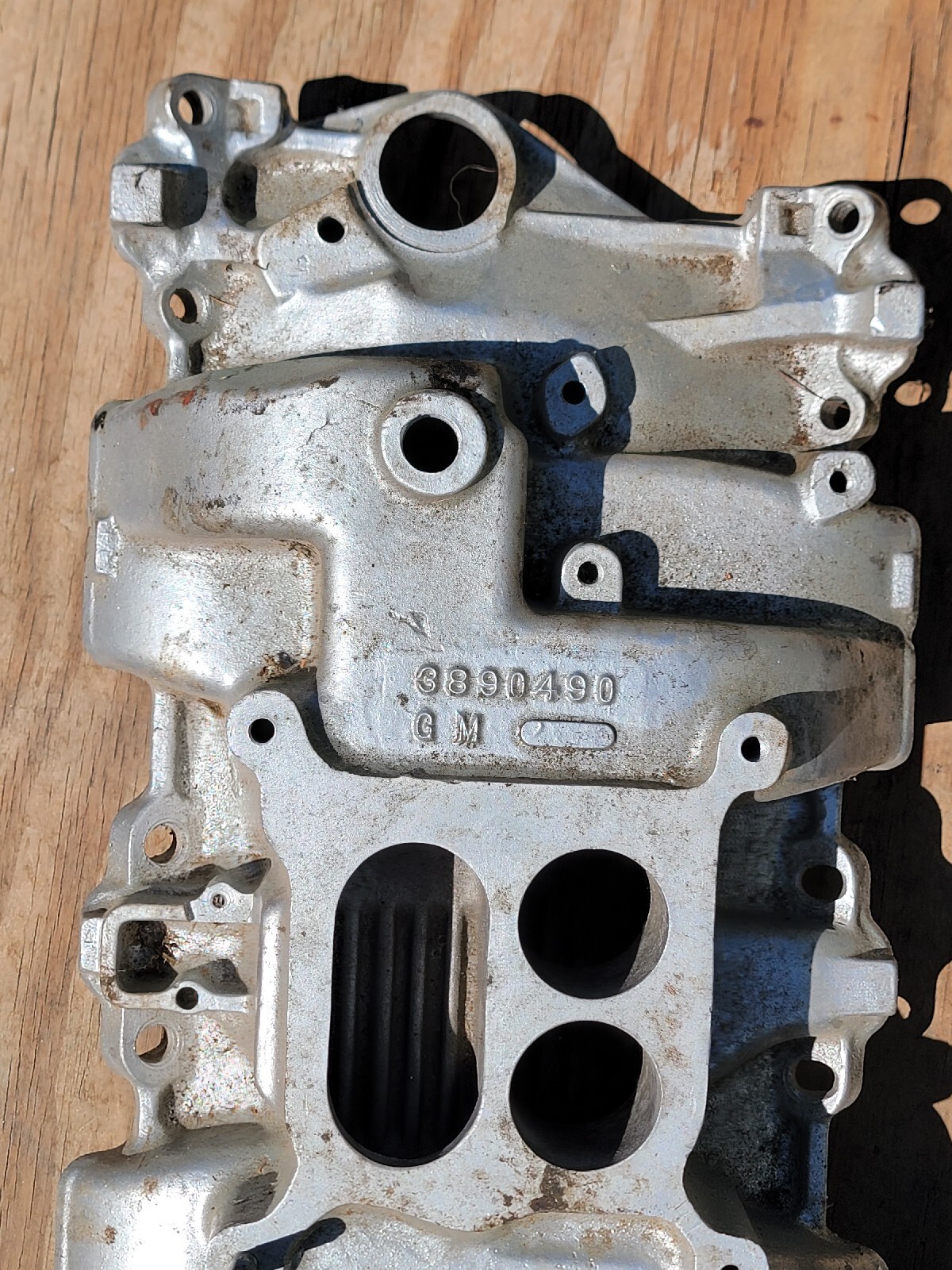 1966-1967 Chevrolet Chevy L79 Aluminum Intake Manifold 3890490 Factory ...