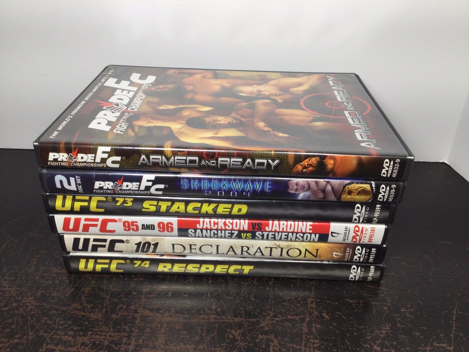 UFC & Pride DVD Lot of 6 Couture Penn St. Pierre Ortiz Silva Fedor ...