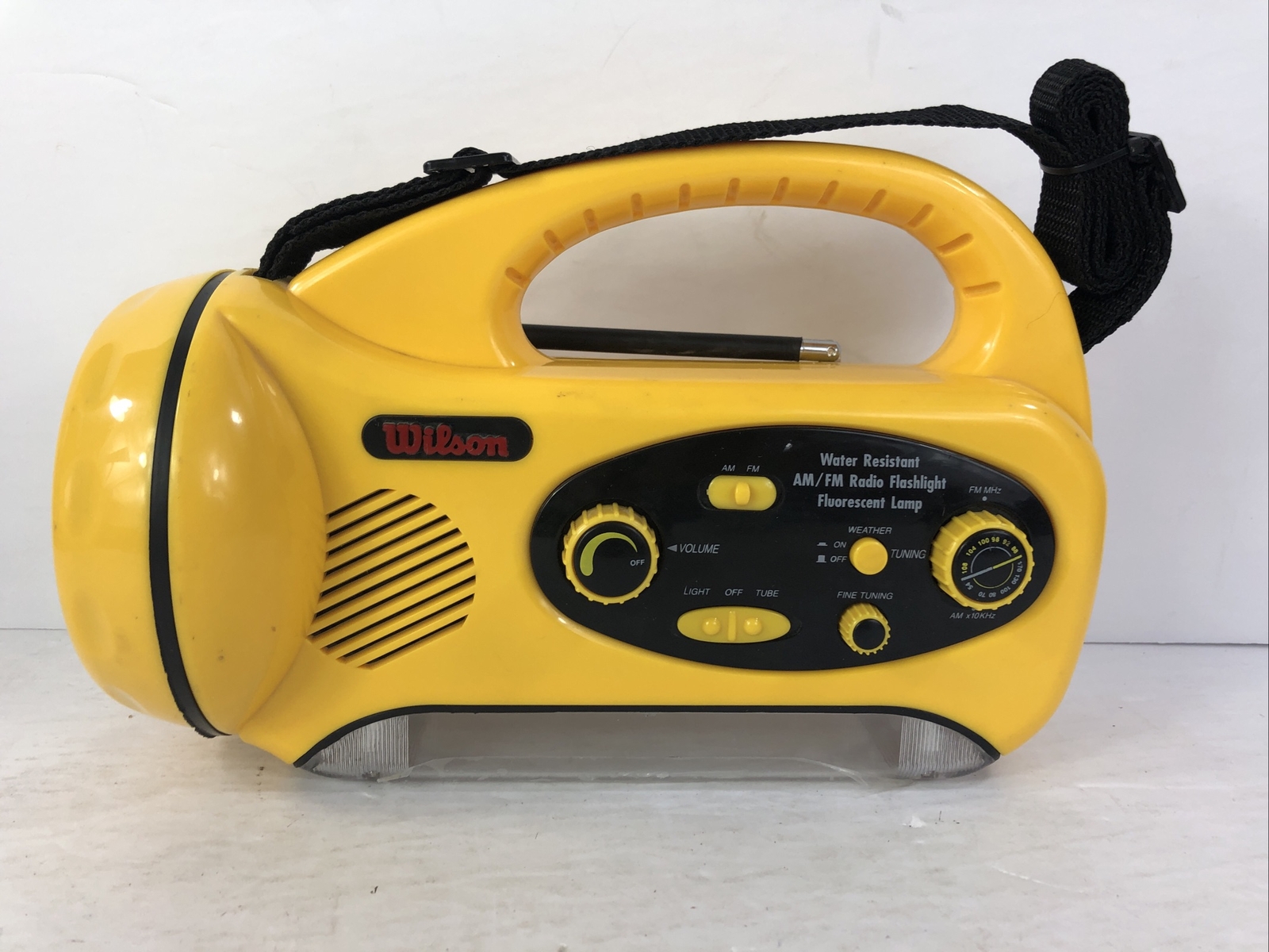 Vintage Wilson AM/FM Radio Flashlight & Fluorescent Lantern Retro 1980s ...