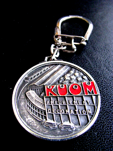 Ancien Porte clés Métal KUOM AMEUBLEMENT DECORATION RANTIGNY | eBay