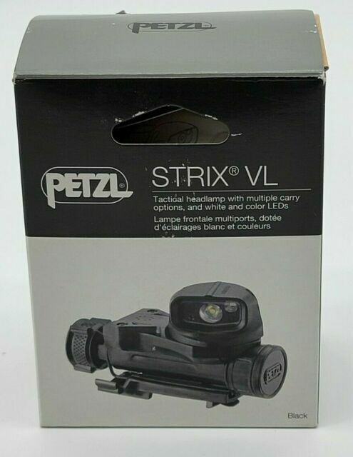 Petzl E90AHB BN Strix VL Tactical Headlamp without Headband - Black for ...