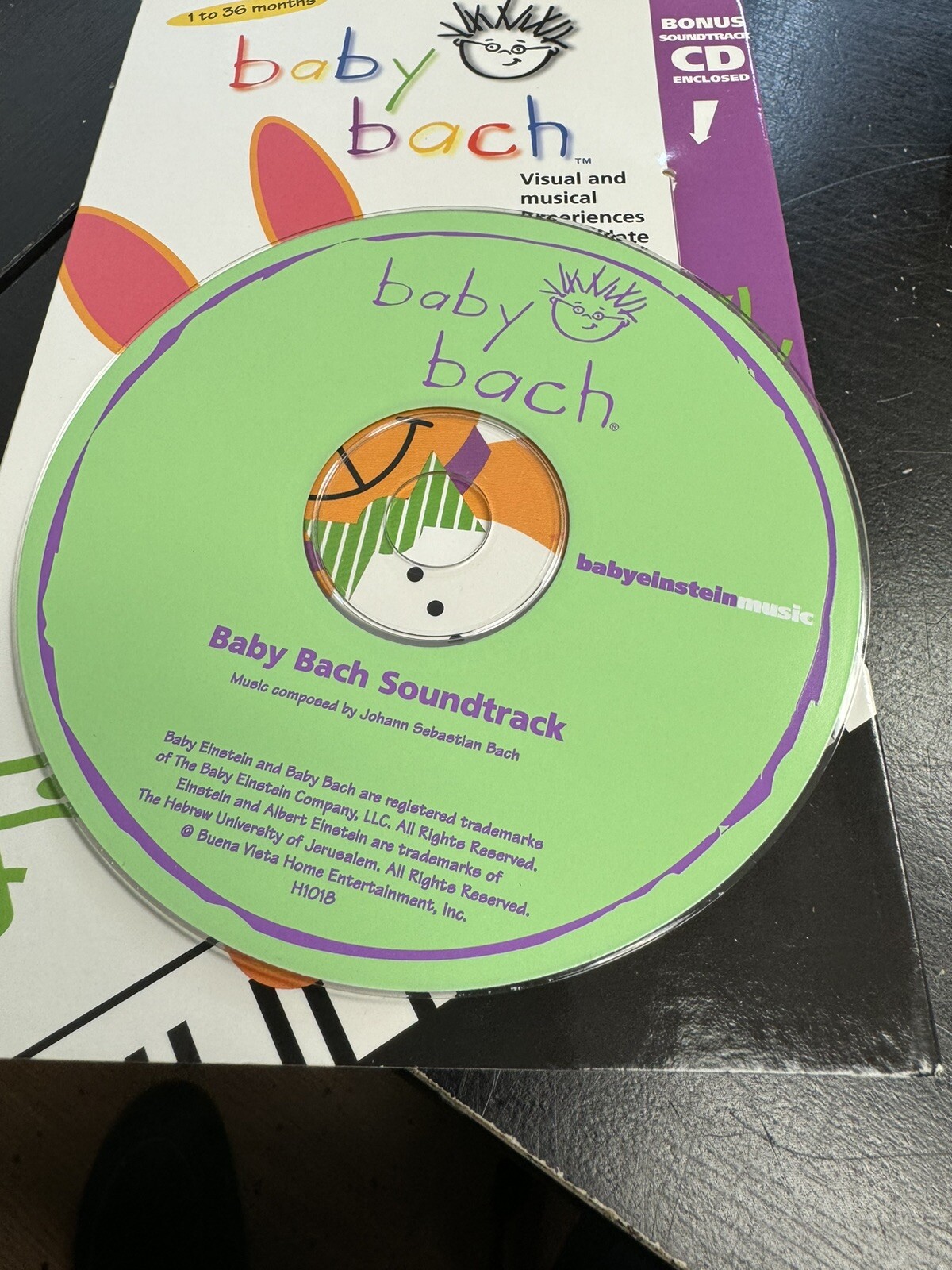 Baby Einstein BABY BACH Musical Adventure VHS With CD Walt Disney 1-36 ...