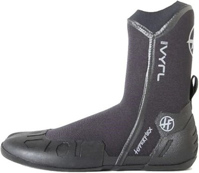 HYPERFLEX VYRL High Top Round Toe 3mm Surf Boots -Black -Size 12 -NIB ...