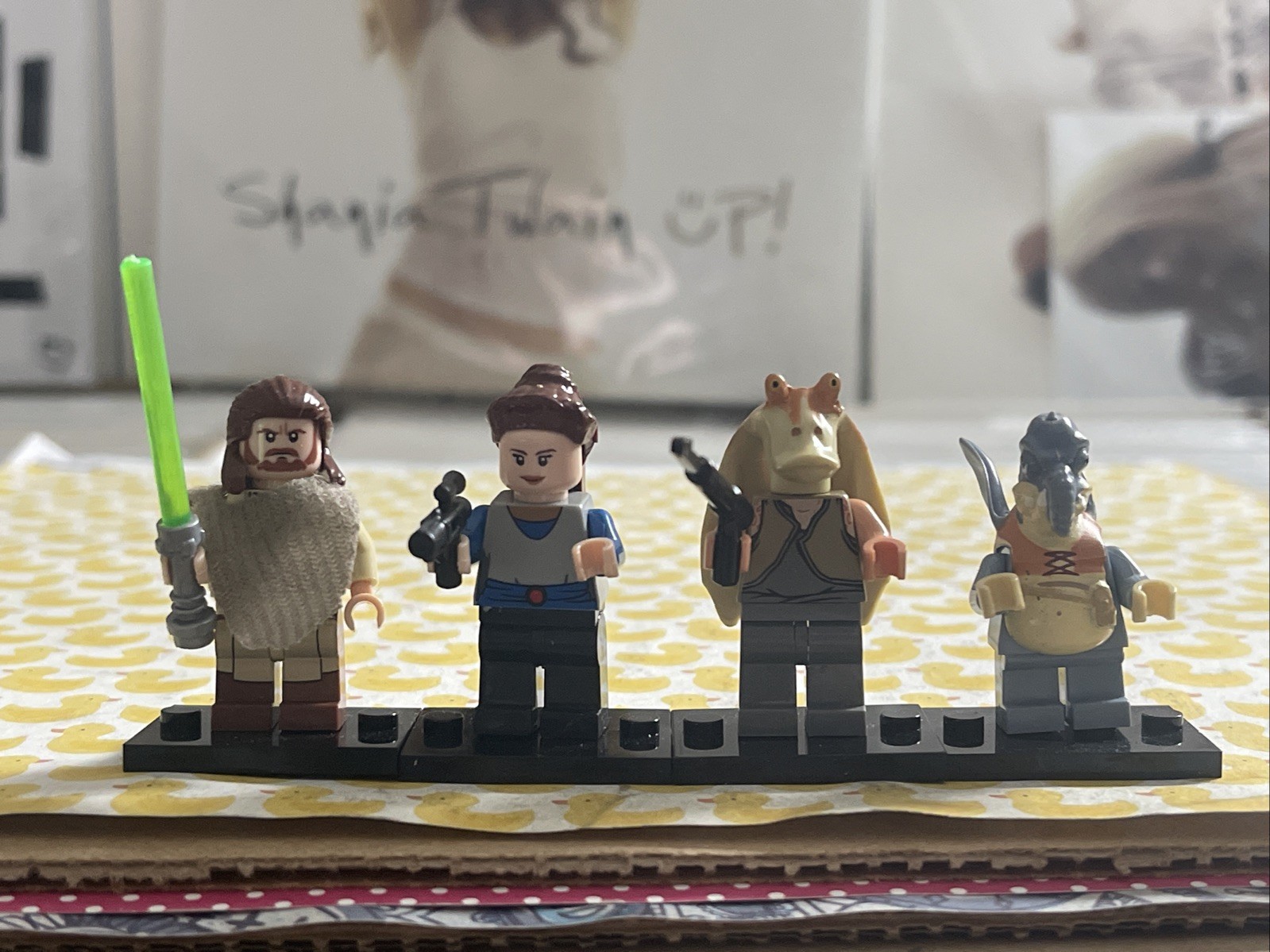 QUI-GON JINN PADME JAR JAR BINKS WATTO LEGO MINIFIG star wars natalie ...
