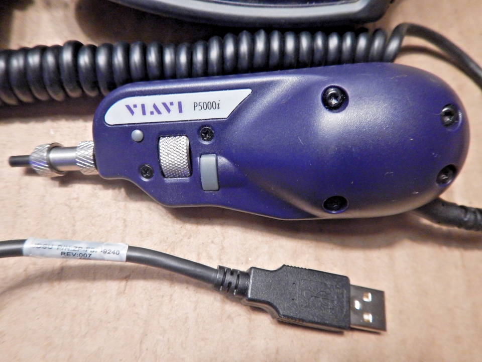 VIAVI JDSU OLP-82P Fiber Inspection MICROSCOPE WITH POWER METER ...