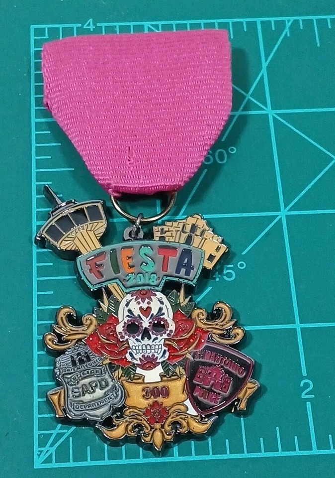 SAPD Skull Badges Tower Of The Americas Alamo Fiesta Medal San Antonio ...