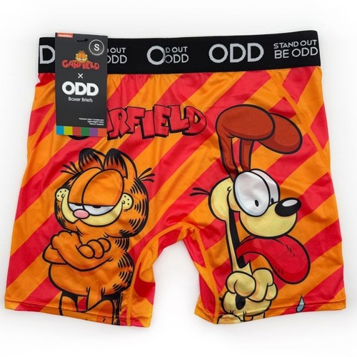 Odd Sox Garfield Boxer Briefs Mens Small Underwear Odie Nickelodeon Fun ...