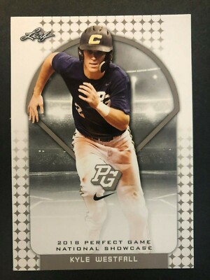 2019 Leaf Perfect Game: Kyle Westfall (Rookie) #081 | eBay