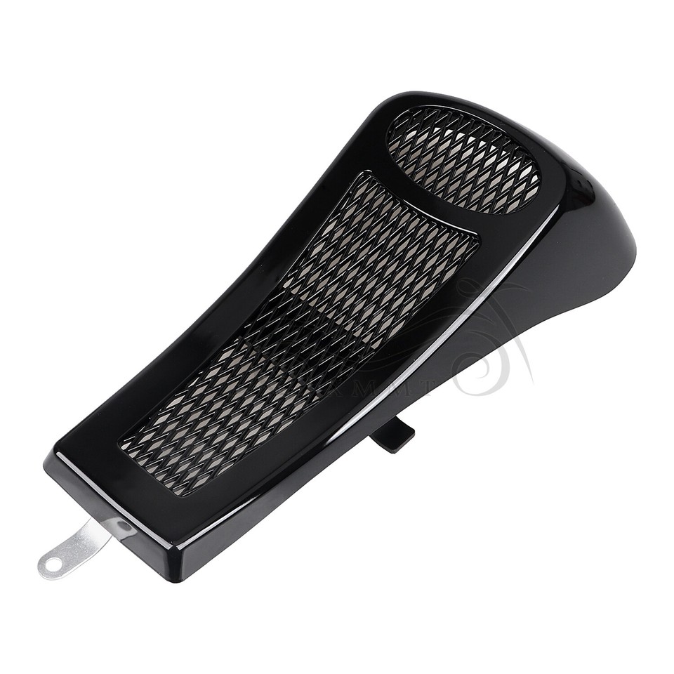 Black Front Chin Spoiler Scoop Set For Harley Heritage Softail Fatboy ...