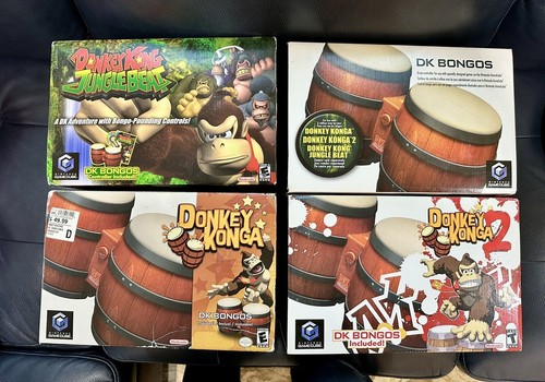 SEALED SET: Donkey Kong Jungle Beat, DK Bongos, Donkey Kong's, Donkey ...