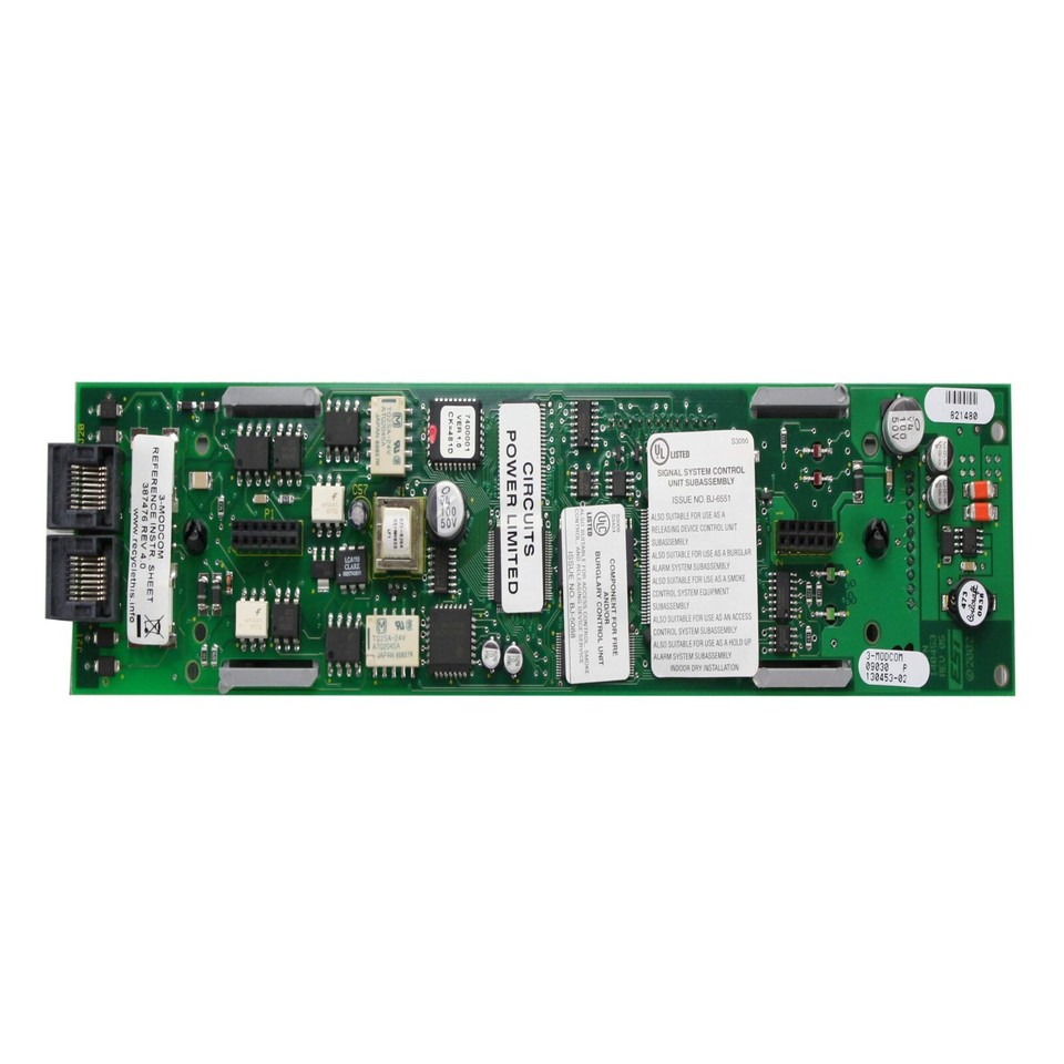 Edwards 3-MODCOM Modem Dialer Communicator Dact Module Digital Alarm ...