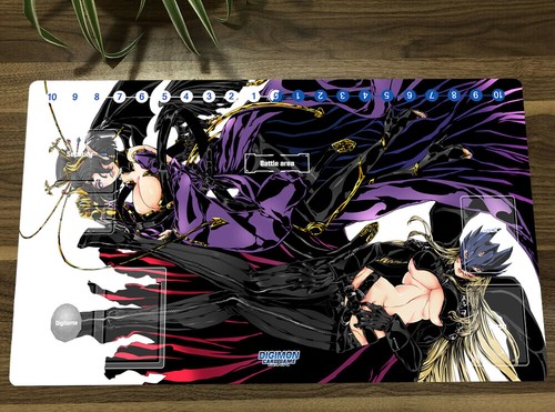 Digimon Playmat CCG DTCG Mat Lilithmon & Beelstarmon Trading Card Game ...