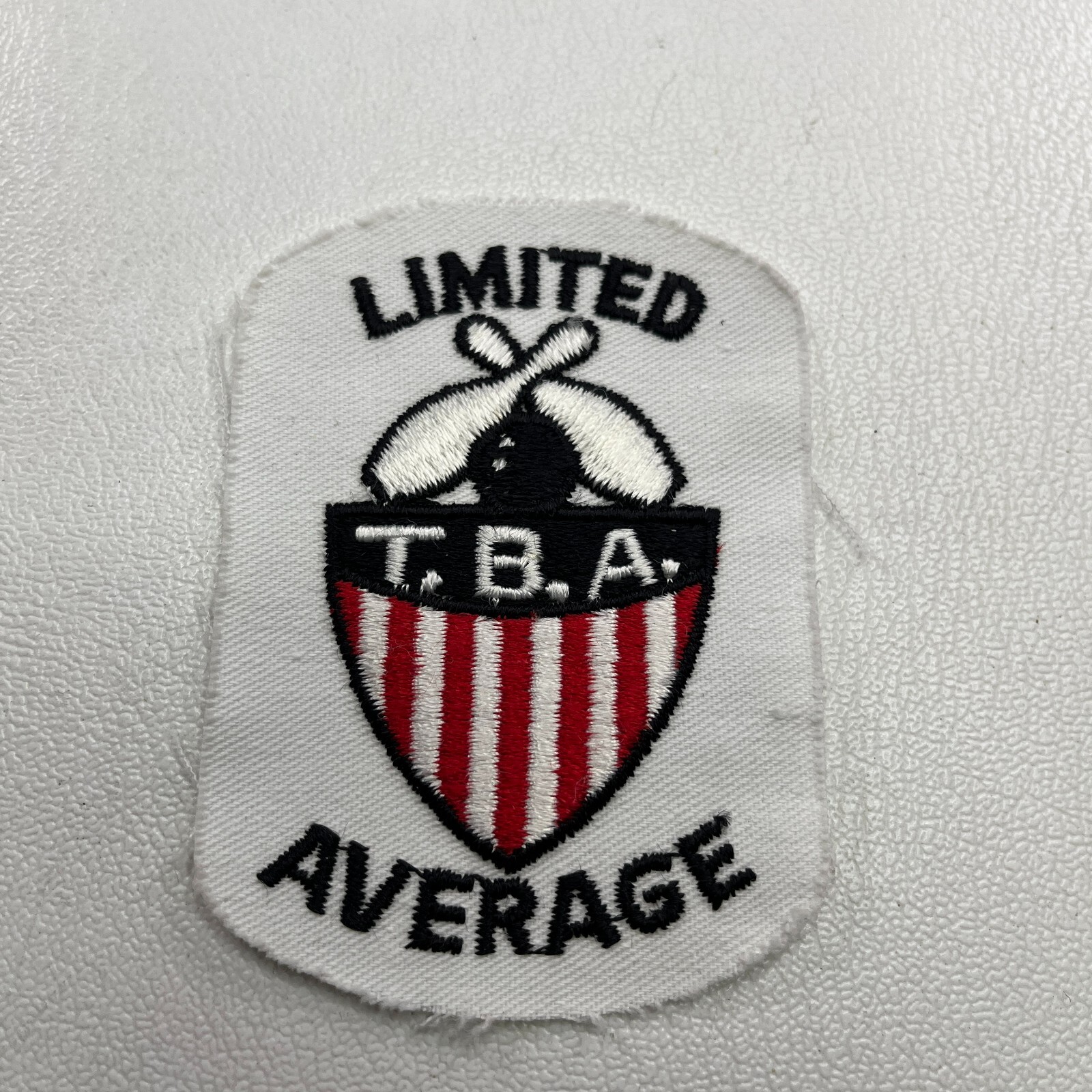As-Is-Borderless T.B.A. TBA LIMITED AVERAGE BOWLING AWARD Patch ...