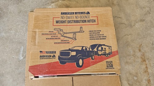 Andersen No-Sway Weight Distribution Hitch 4" drop/rise 2.0" ball 3"-6 ...