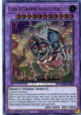 YU-GI-OH ULTRA BEETROOPER ABSOLUTE HERCULES 1ST ED ULTRA RARE NM/MINT ...