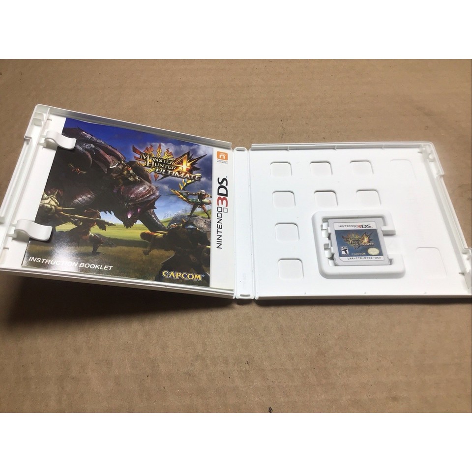 Monster Hunter 4 Ultimate Nintendo 3DS Authentic CIB Capcom | eBay UK
