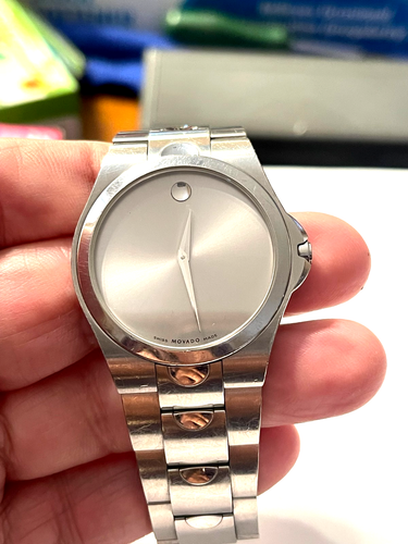 MOVADO Men's Luno Sport Sapphire Crystal Museum Dial Watch 84 E7 1850 ...