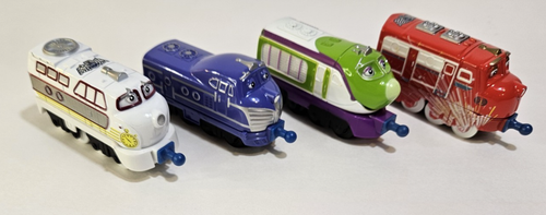 Lot Of 4 Chuggington StackTrack Die-Cast Toy Train Locomotives 2010 Used Clean | eBay