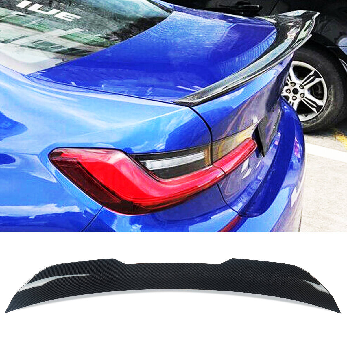 FOR 2019+ BMW G20 M340i G80 M3 PSM STYLE HIGHKICK WING TRUNK SPOILER ...