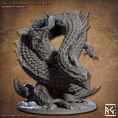 Giant Lindworm - Monster - Artisan Guild - Dungeons and Dragons | eBay