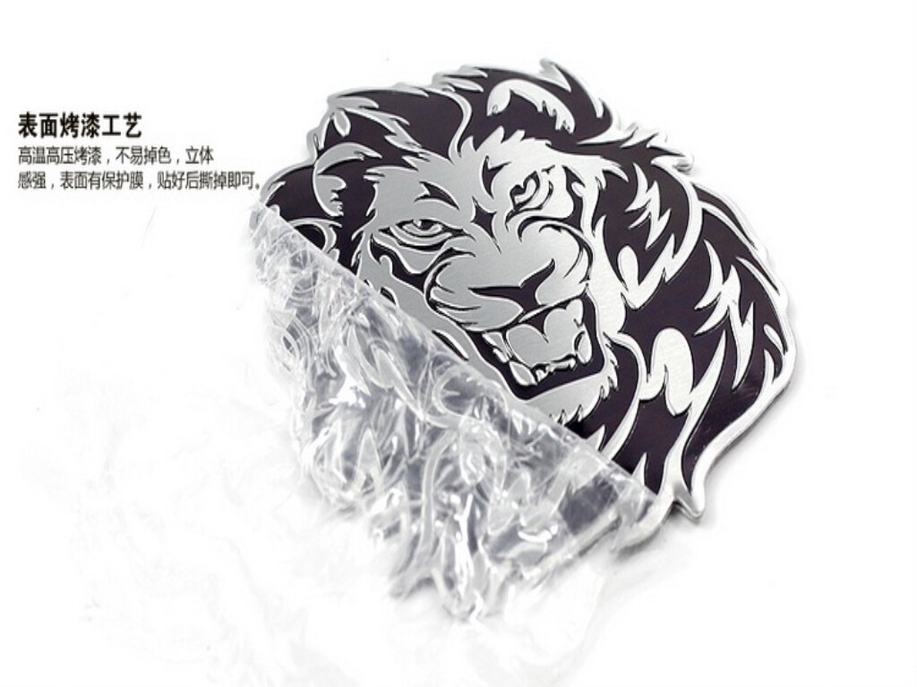 2x Löwe Aufkleber Sticker Auto Motorrad Tuning Löwenkopf Emblem Tiger ...