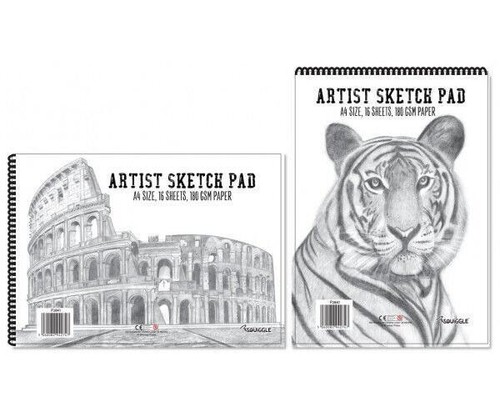A4 Sketch Pad - White Paper Artist Drawing Book | eBay