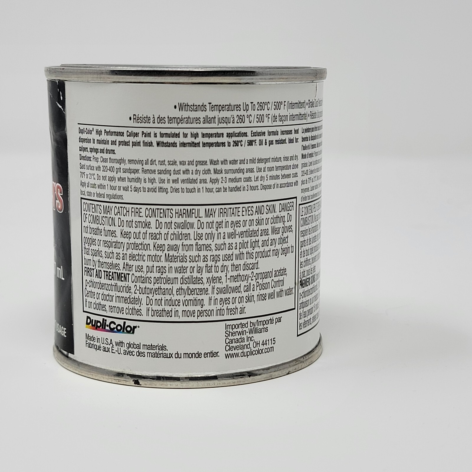 Dupli-Color High Performance Red Caliper Paint with Ceramic 8oz 237mL ...