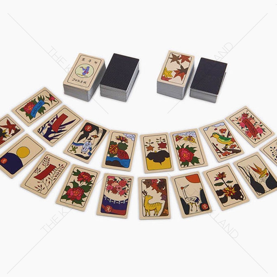 Hwatu #Pebble Design Traditional Korean Flower Card Game Hanafuda ...