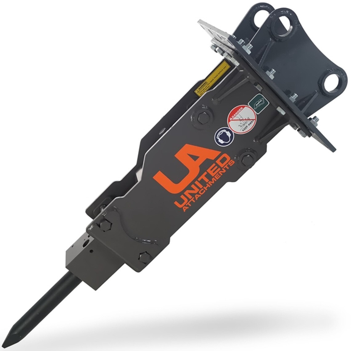 Hydraulic Concrete Breaker Hammer Backhoe Excavator Mount 750 United ...