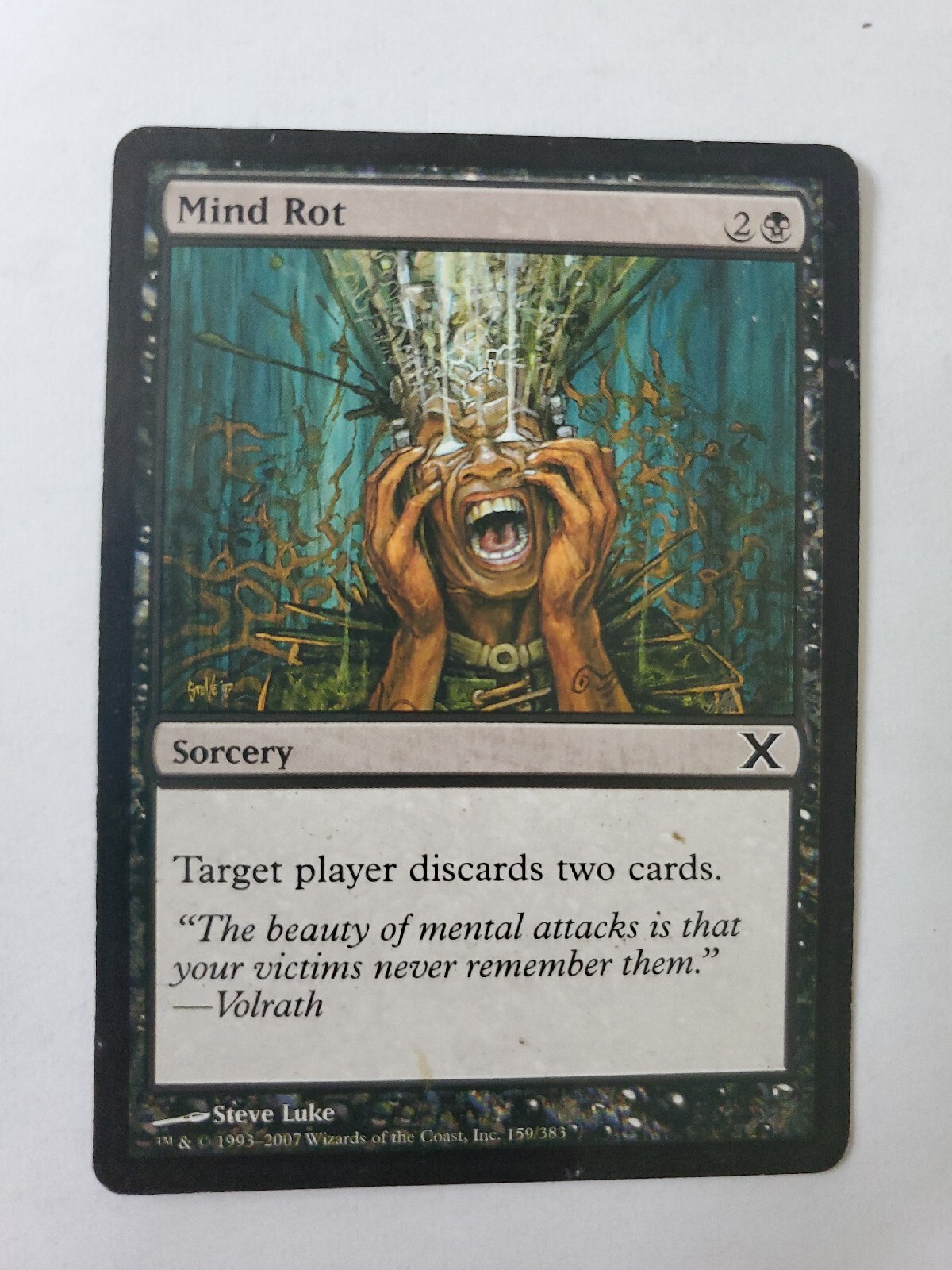 MTG Magic The Gathering Card Mind Rot Sorcery Black X Tenth Edition | eBay