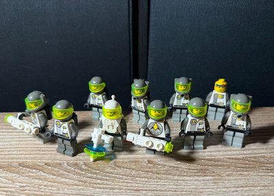 LEGO VINTAGE CLASSIC SPACE EXPLORIENS Dark Grey Minifigure LOT OF 10 | eBay