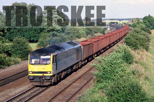 35mm Slide BR British Railways Diesel Loco Class 60 60095 Melton Ross ...