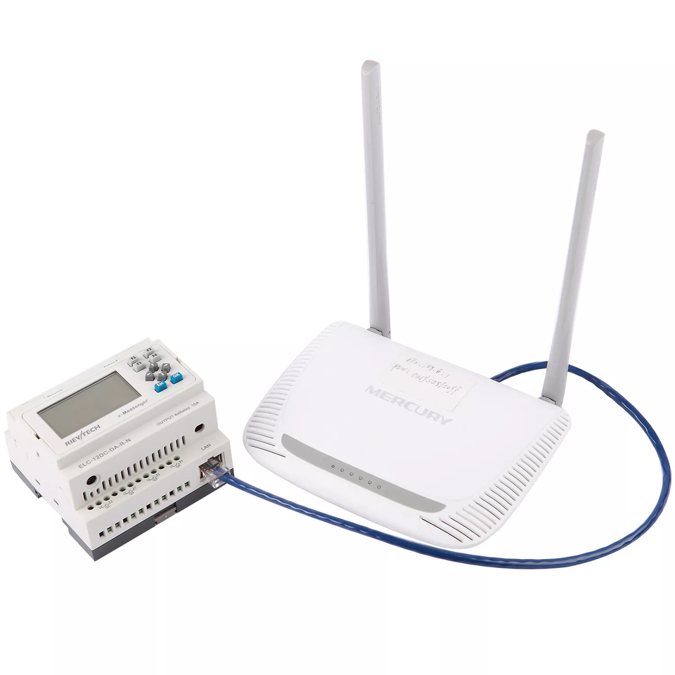 PLC Programmable Logic Controller ELC-12DC Ethernet 12-24VDC 8 inputs ...