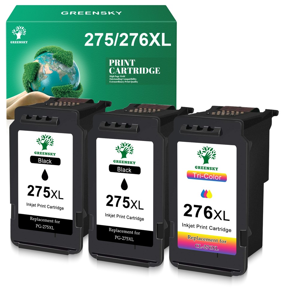 PG-275XL CL-276XL Ink Cartridge for Canon PIXMA TS3500 TS3520 TR4700 ...