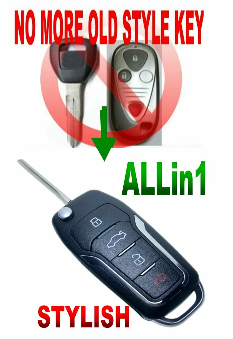 ALLin1 FLIP REMOTE FOR 2001-06 ACURA RSX KEYLESS ENTRY NEVER USED CHIP ...