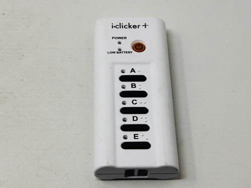 iClicker + Plus Student Response Remote Control Model RLR15 Tested ...