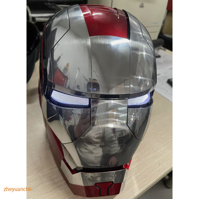 US Stock !! AUTOKING Iron Man Helmet MK5 Electronic Voice Activated ...