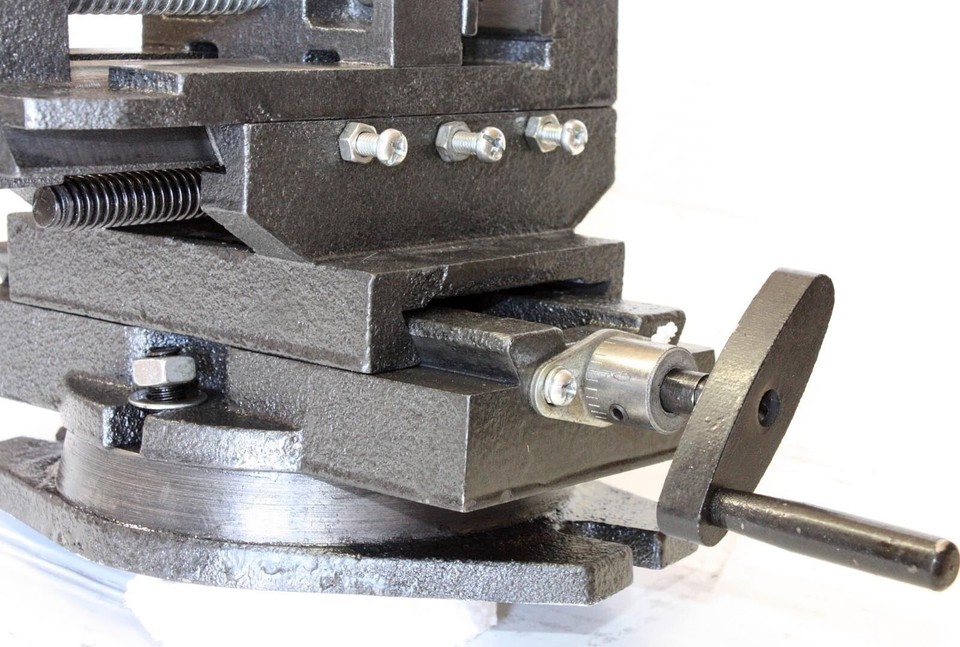 4" Swivel 360° Drill Press Slide Milling Vise 2 Way X Y Clamp Cross ...