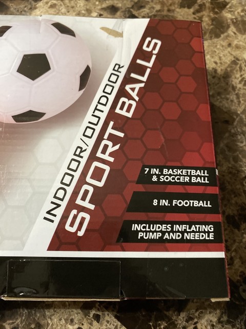 Set of 4 Majik 5 Inch Mini Indoor Rubber Basketballs Pump and Needle ...