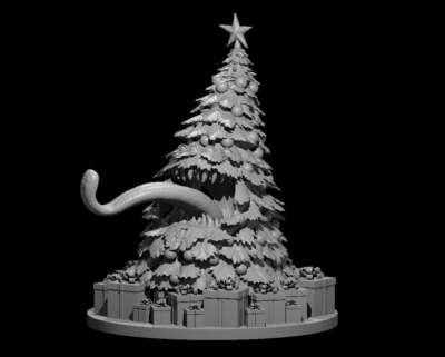 Christmas Tree Mimic - DND - Pathfinder - Dungeons & Dragons - RPG ...