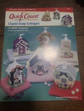 Quick Count Plastic Canvas 2 Leaflets Liquid Soap Cottages & Lighthouse Decor for sale online | eBay