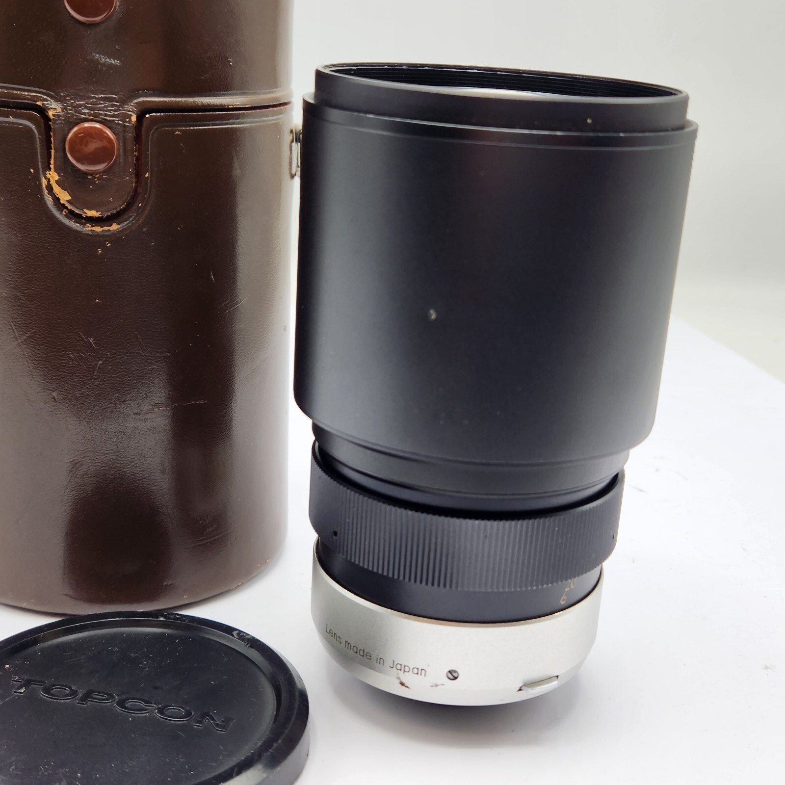 Topcon UV Topcor 200mm F4 Telephoto Prime Lens w/ Case & Front Cap ...